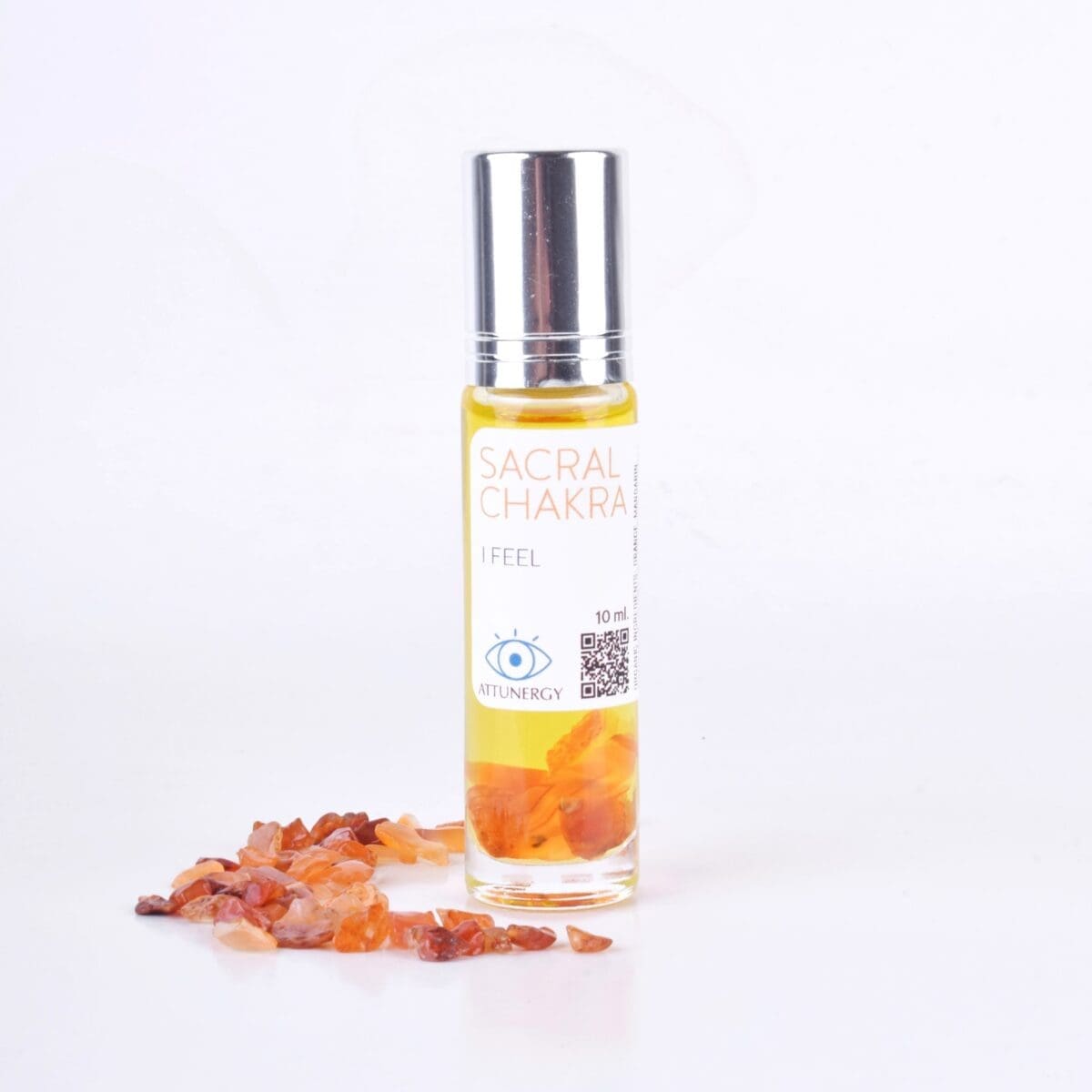 Sacral Chakra Oil – Emotional Healing Crystal Roll-On • Attunergy Miami