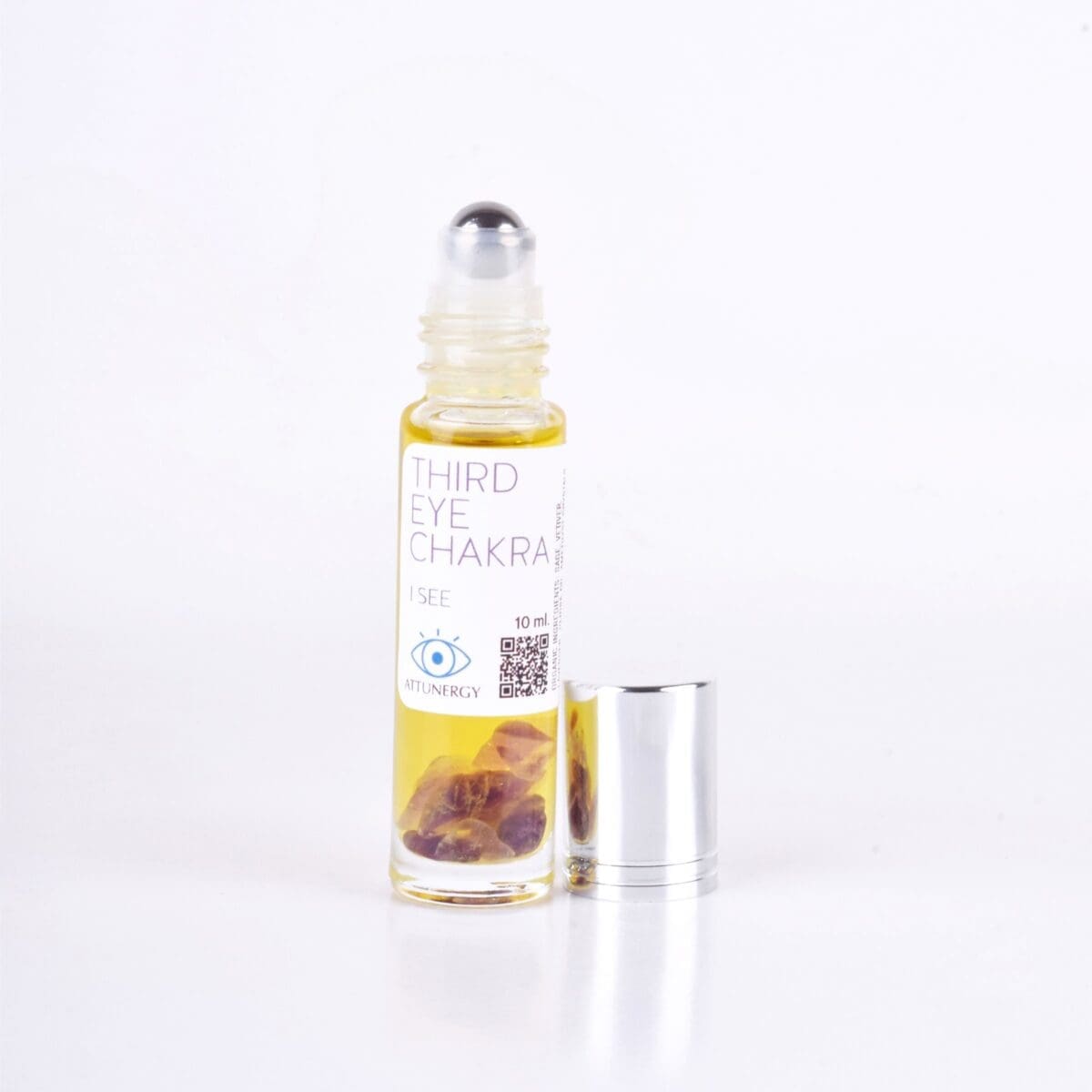 Third Eye Chakra Oil – Intuition Crystal Roll-On • Attunergy Miami